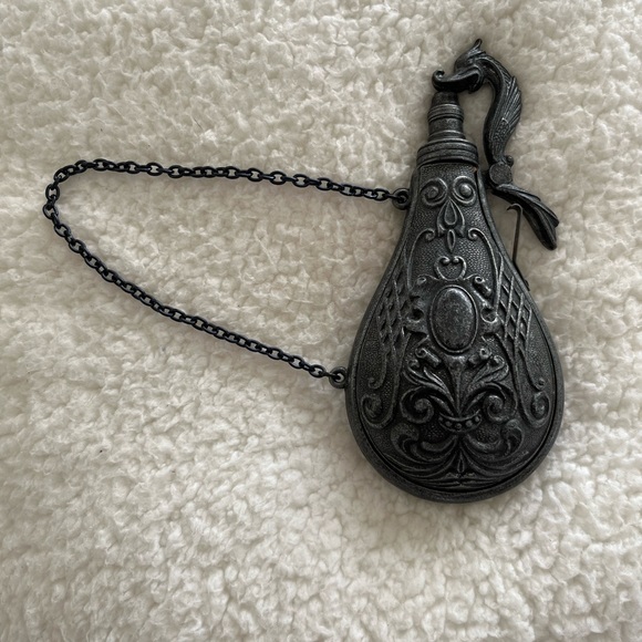 Other | Very Rare Powder Flask German Pewter Zinc Est 189s | Poshmark
